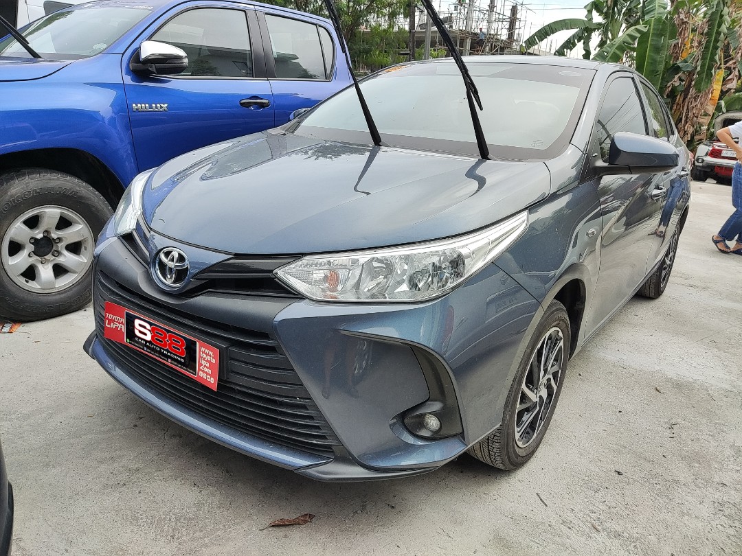 2021 Toyota vios 1.3 xle cvt GRAYISH blue Auto, Cars for Sale, Used ...