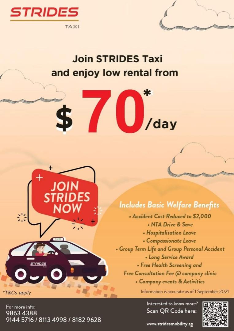 Strides Taxi - Gen 3 & Gen 4 as Low as $65nett/day. Hurry!, Cars, Car ...