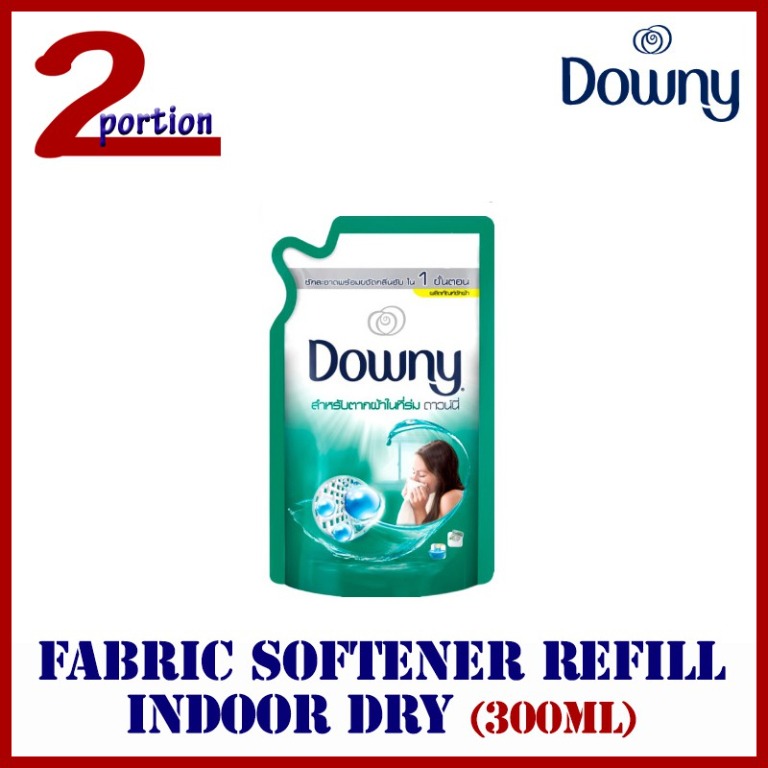 2PACK Downy Fabric Softener Refill Pack Indoor Dry 300ml, Furniture ...