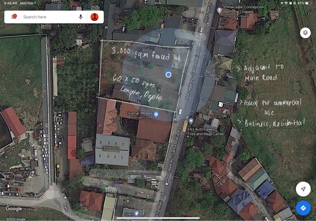 3,000 Square Meter Fenced Lot, Property, For Sale, Lot on Carousell