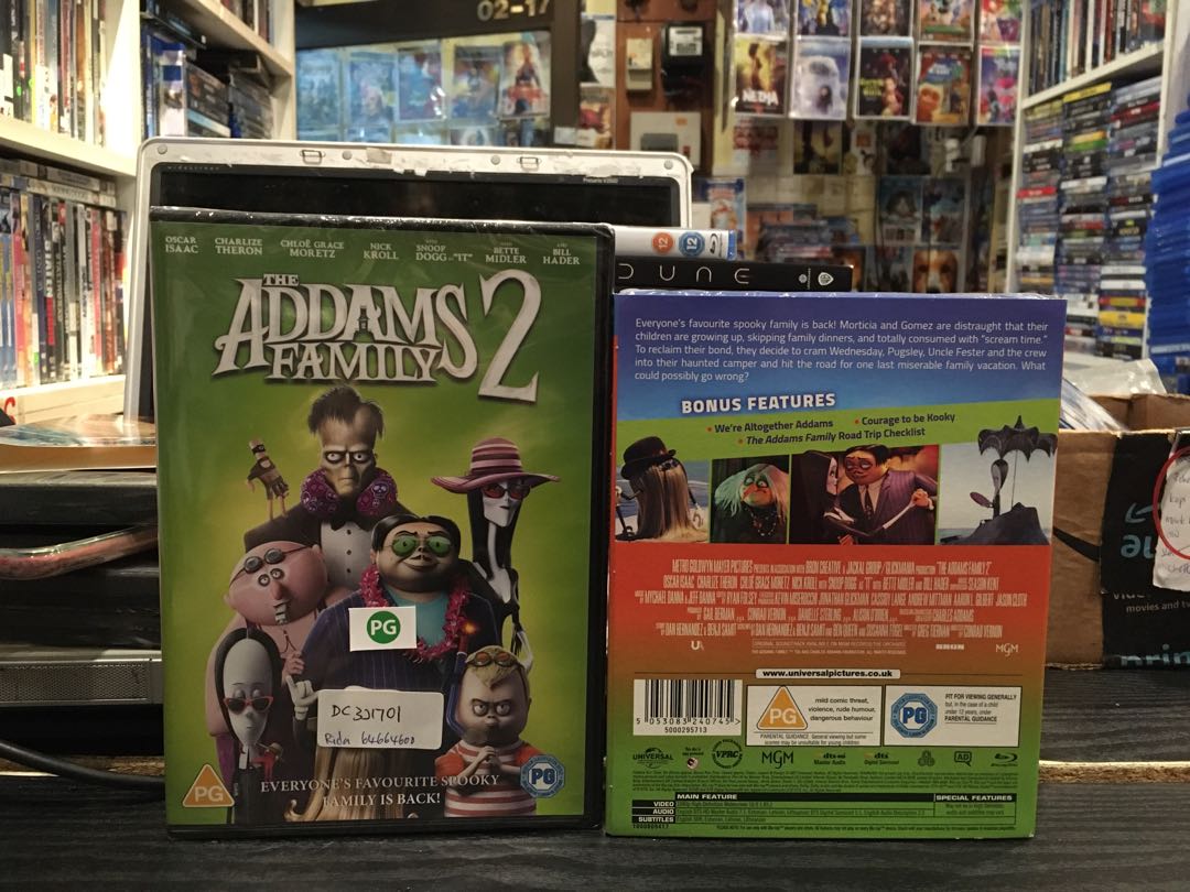 Addams Family 2 Blu Ray and Dvd, Hobbies & Toys, Music & Media, CDs ...