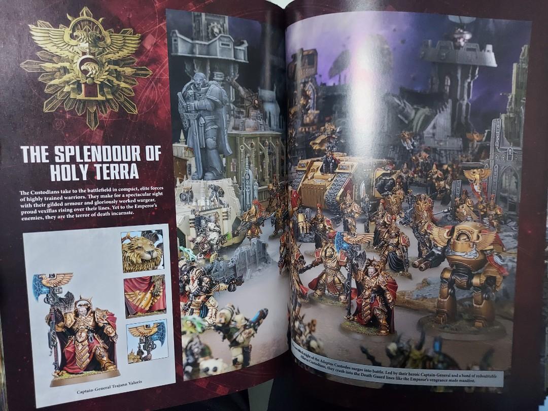 Adeptus Custodes 8th Ed. Codex, Hobbies & Toys, Toys & Games on Carousell