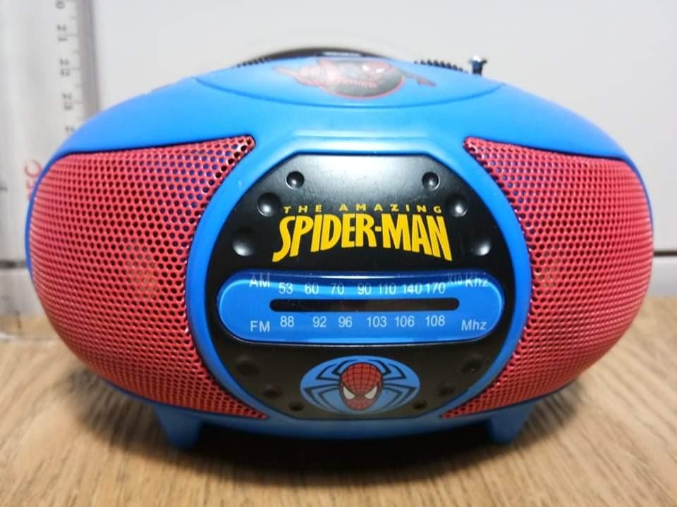 Amazing Spiderman Stereo FM/AM Radio Marvel Spider-man Candide, Hobbies ...