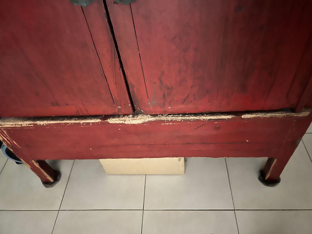 Antique Red Cabinet for grab, Furniture & Home Living, Furniture ...