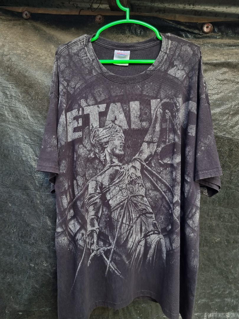 Aop Metallica, Men's Fashion, Tops & Sets, Tshirts & Polo Shirts on ...