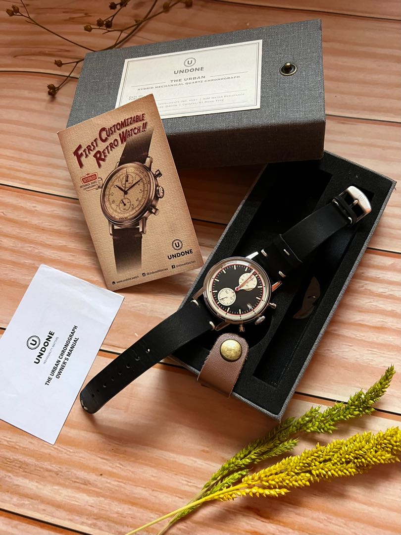 Automatic UNDONE Watch UNISEX automatic watch genuine leather complete ...