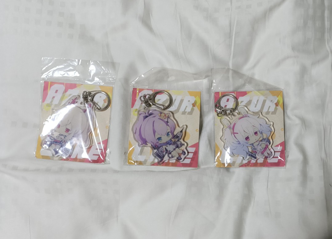 Azur Lane Keychains, Hobbies & Toys, Memorabilia & Collectibles, Fan ...