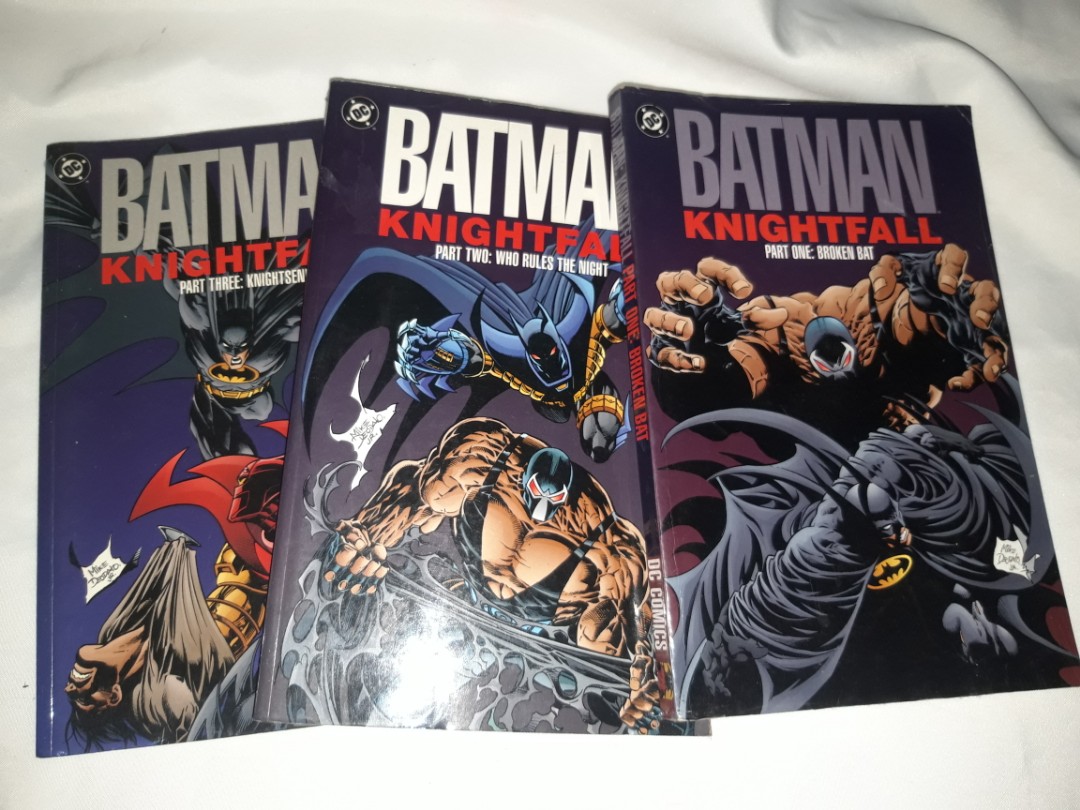 Dc comics Batman:Knightfall vol 1-3, Hobbies & Toys, Books & Magazines ...