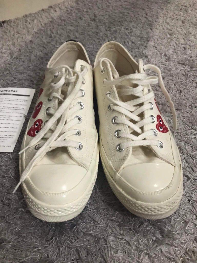 Cdg multi hearts, Men's Fashion, Footwear, Sneakers on Carousell