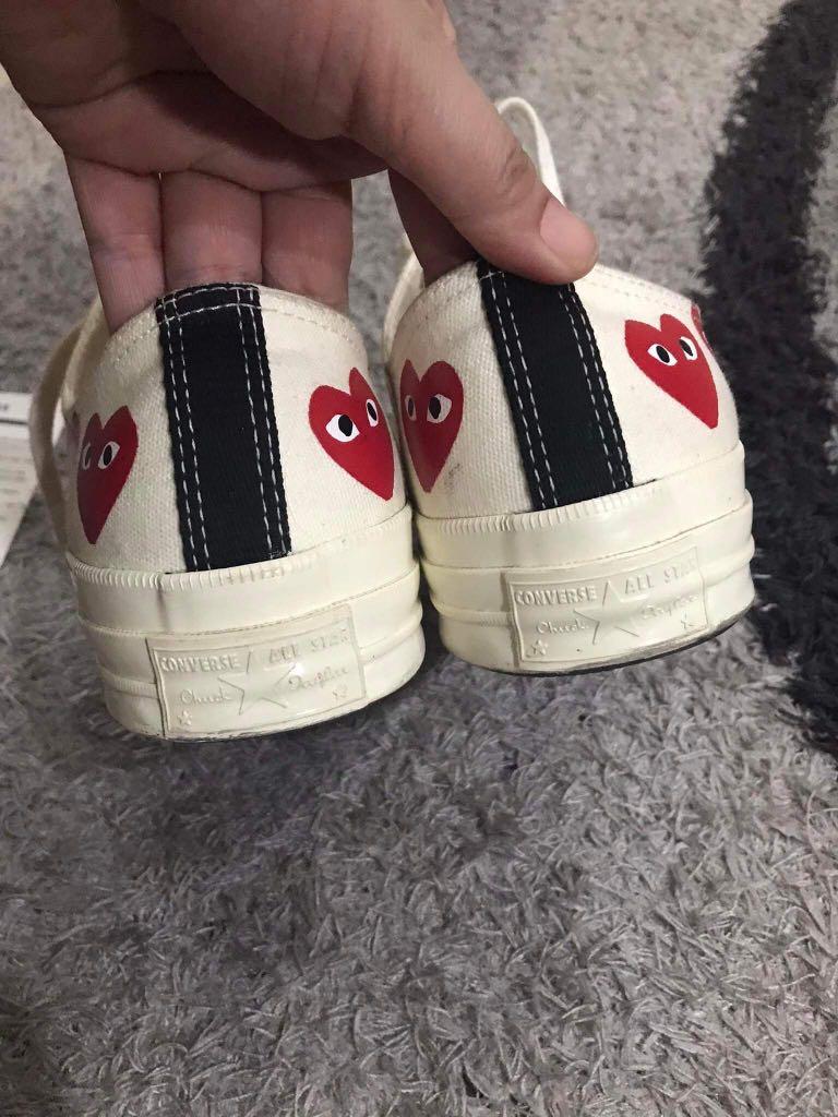 Cdg multi hearts, Men's Fashion, Footwear, Sneakers on Carousell