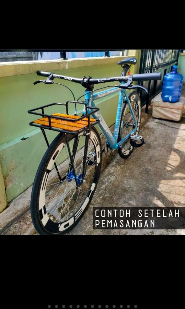 Classic Vintage Black Bicycle Rack Front Rack For All Types Of Bicycles ...