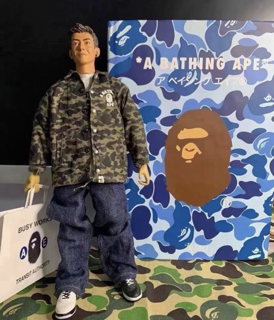 Clot x Bape x Nigo / 絶版 陳冠希 限量 figure a bathing ape supreme, 興趣及遊戲, 玩具 ...