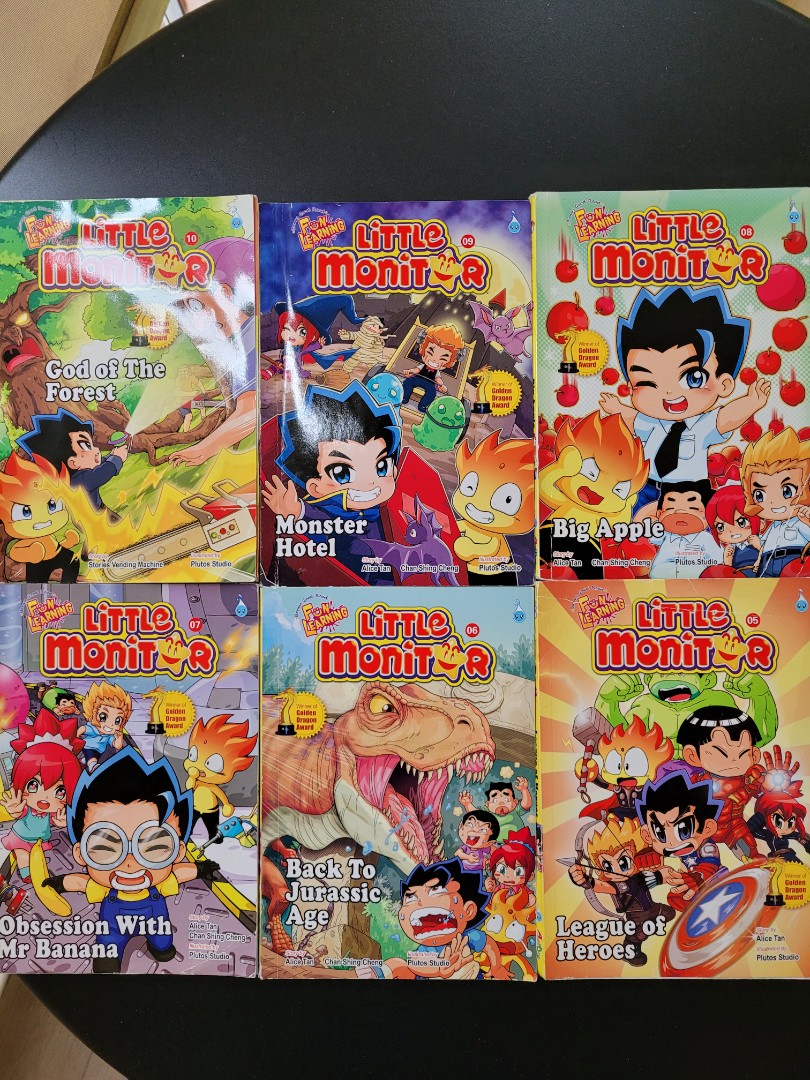 Comics Little Monitor Series (10 books), Hobbies & Toys, Books ...