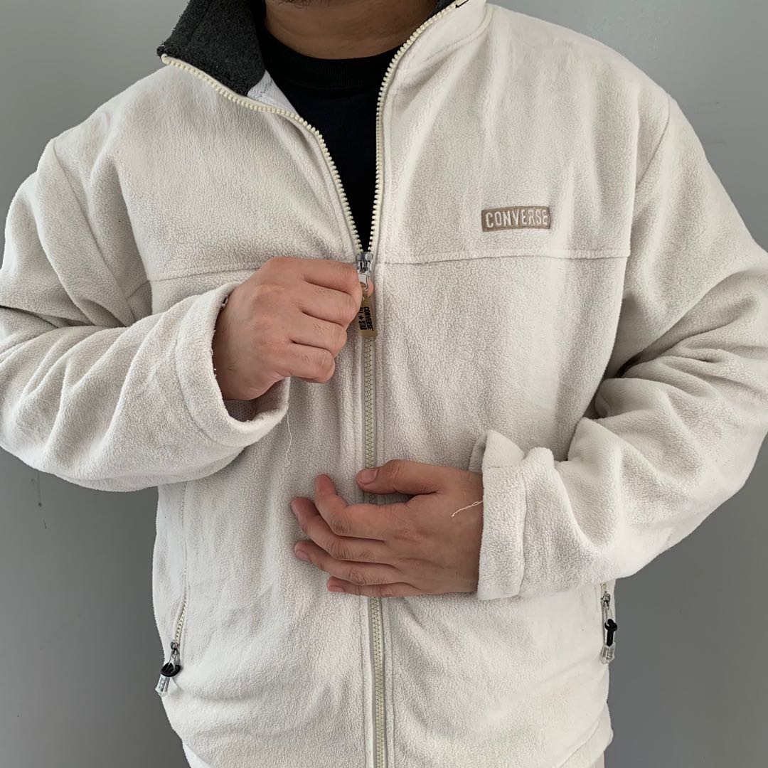 Converse jacket, Men's Fashion, Coats, Jackets and Outerwear on Carousell