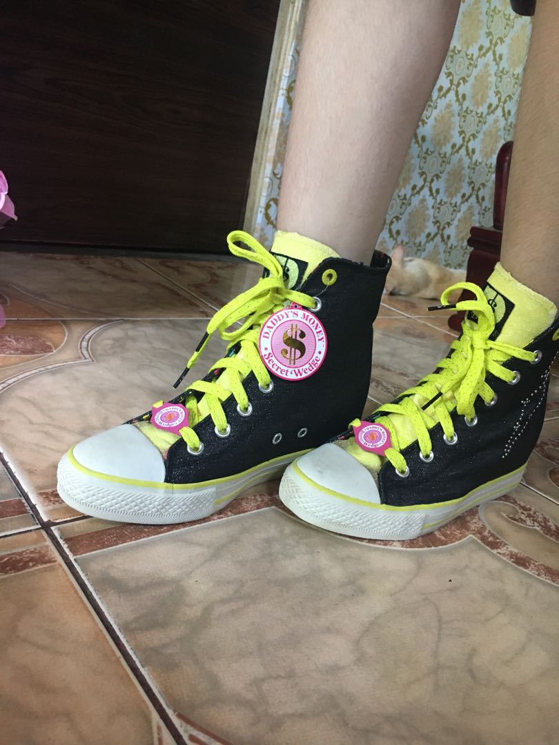 Daddys money wedge shoes, Men's Fashion, Footwear, Sneakers on Carousell