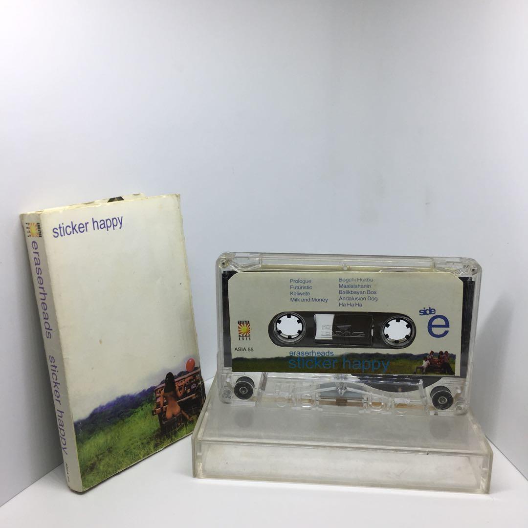 Eraserheads Sticker Happy Cassette Tape, Audio, Other Audio Equipment ...