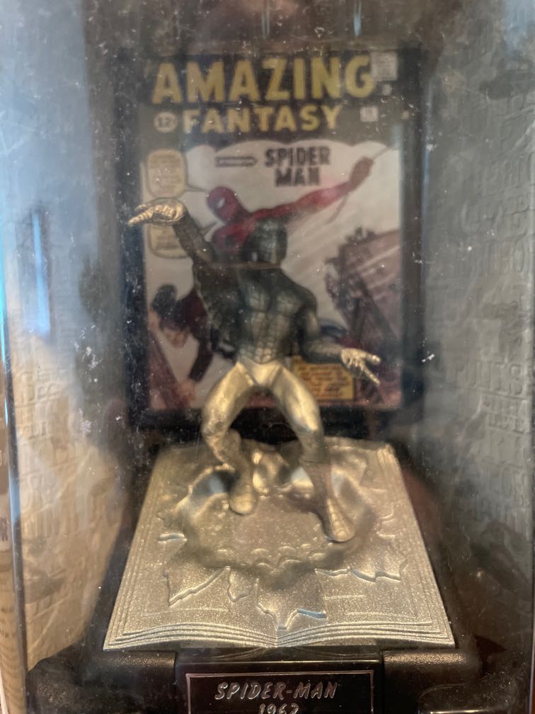 Fine Pewter Figure - Spider-Man by Comicbook champions, 興趣及遊戲, 玩具 & 遊戲類 ...