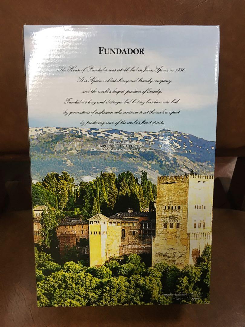 Fundador Light 1L gift box with glass, Food & Drinks, Beverages on ...