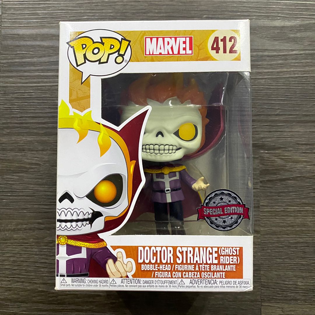 Funko Pop #412: Marvel - Doctor Strange (Ghost Rider) [Exclusive ...