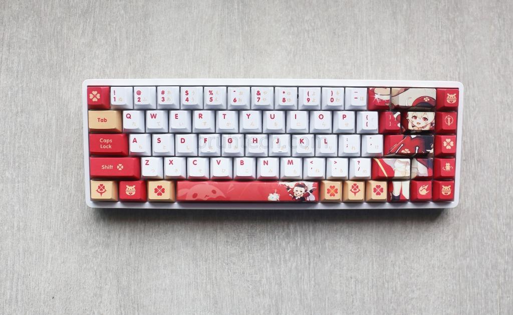 Genshin Impact Klee Theme PBT Keycaps, Computers & Tech, Parts ...