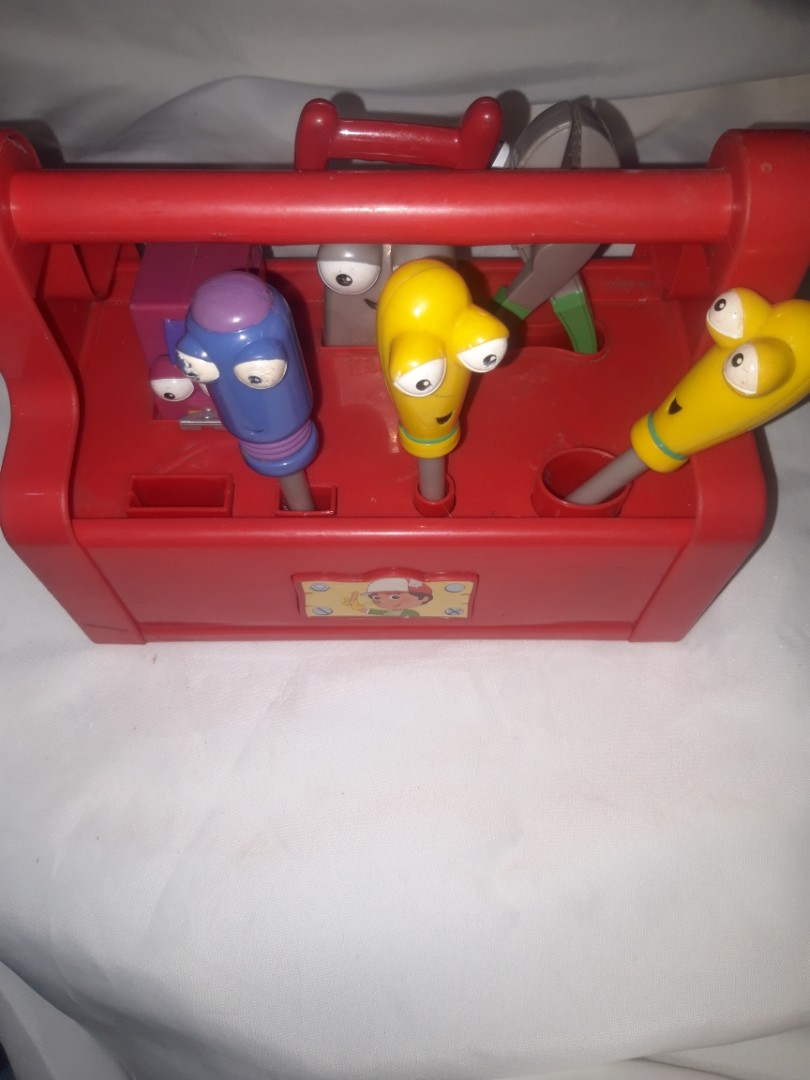 Handy Manny tool box, Hobbies & Toys, Toys & Games on Carousell