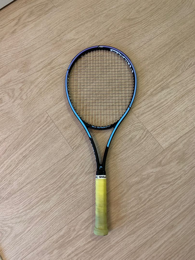 Head gravity pro L2 grip tennis racket, Sports Equipment, Sports ...