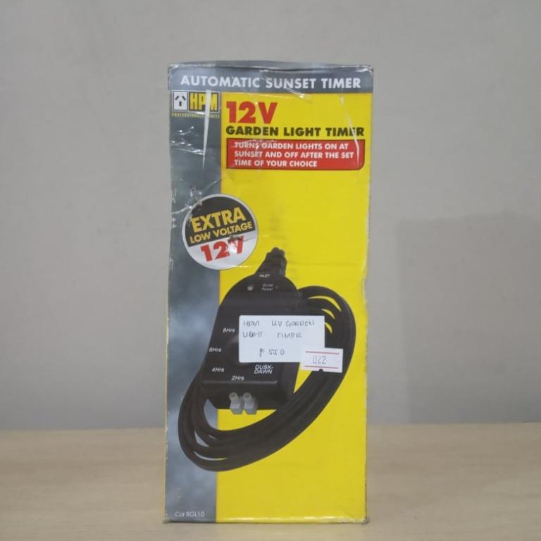 HPM GARDEN LIGHT TIMER, Furniture & Home Living, Gardening, Hose and ...
