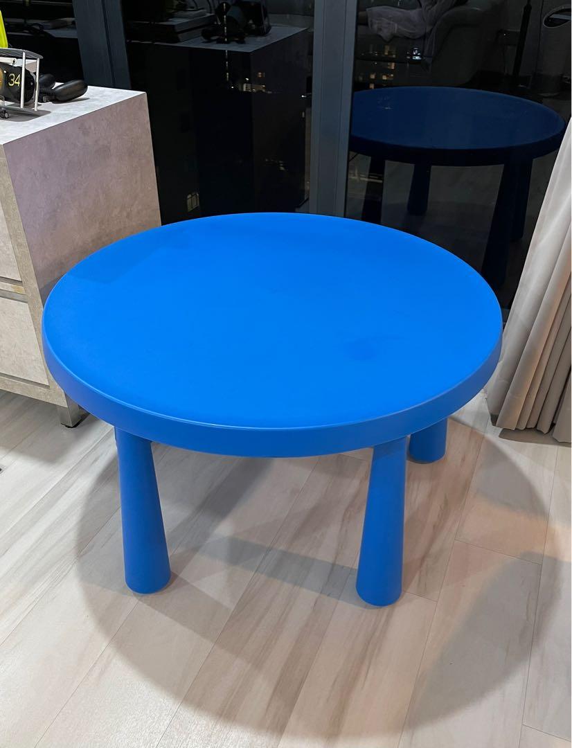 IKEA Mammut Children Table, in/outdoor blue, Babies & Kids, Baby ...