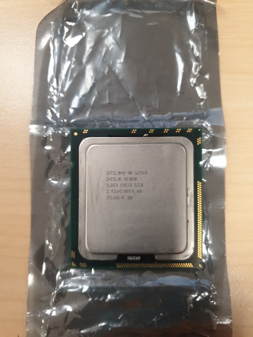 IntelXeon W3540 CPU Processor, 2.93GHz, LGA 1366 socket, X58 chipset ...