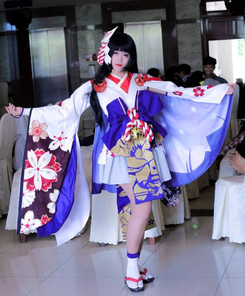 RUSH!!!! Japanese Kimono Cosplay Costume (Yuki Onna) Onmyoji Arena ...