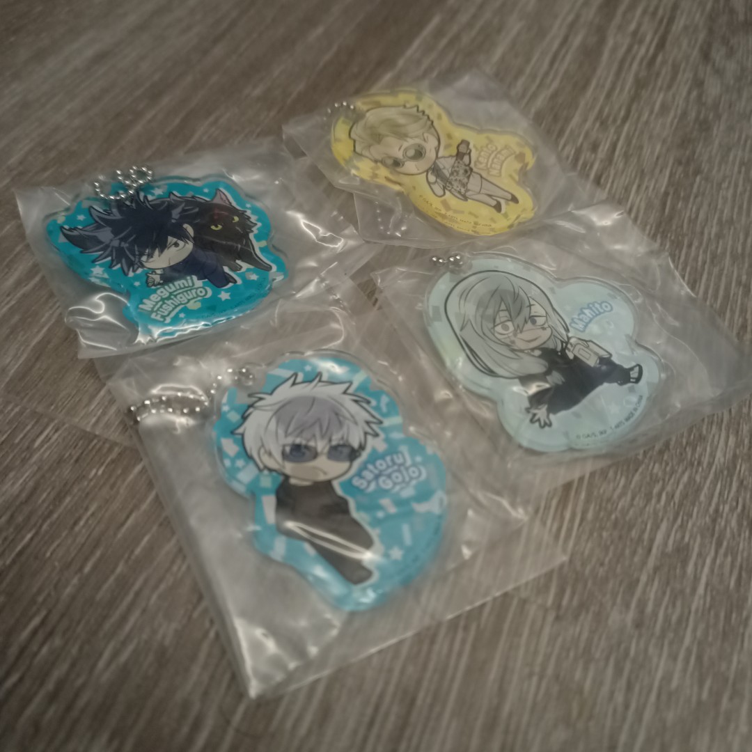 Jujustu Kaisen Gacha Keychains (Gojo, Mahito, Nanami, Megumi), Hobbies ...