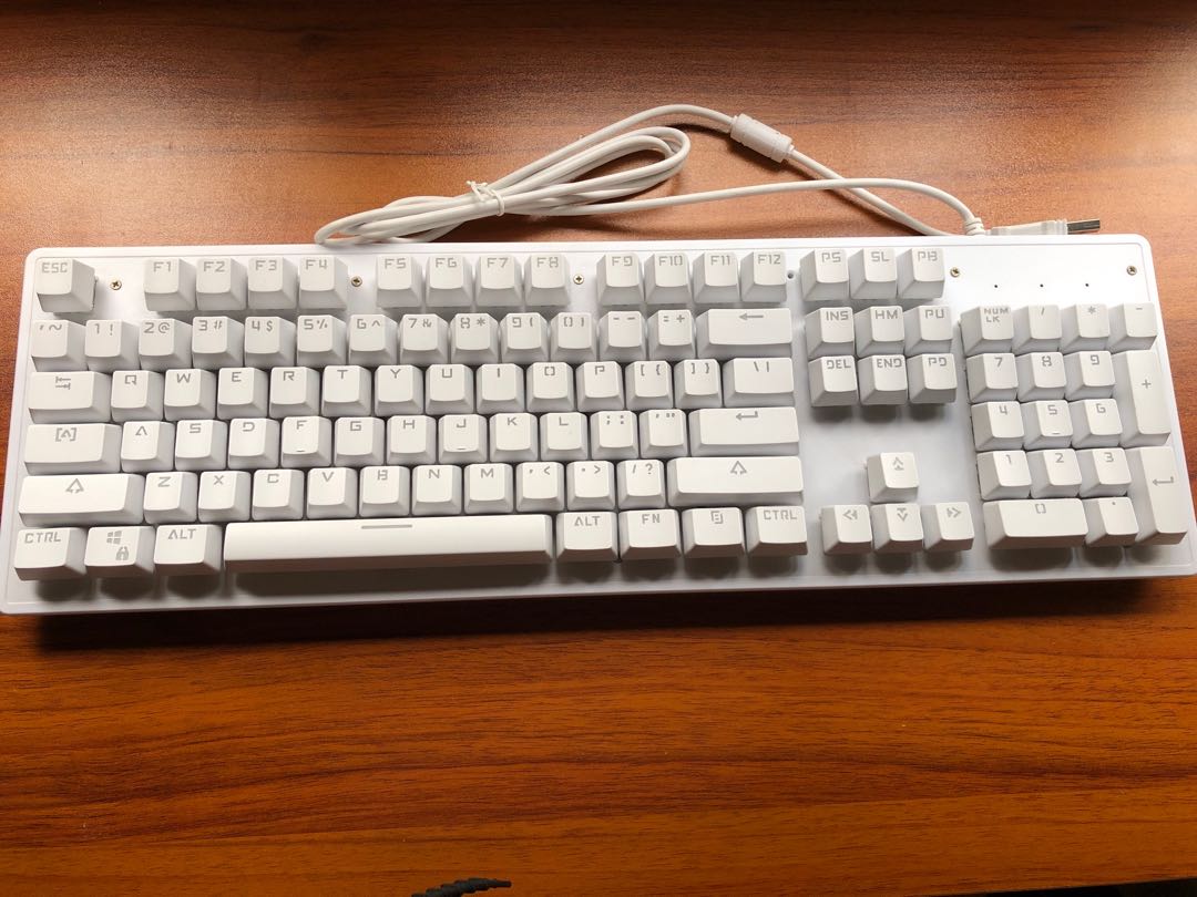K880 White Mechanical Keyboard - 104 Keys, Computers & Tech, Parts & Accessories, Computer ...