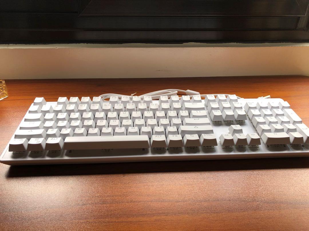 K880 White Mechanical Keyboard - 104 Keys, Computers & Tech, Parts & Accessories, Computer ...