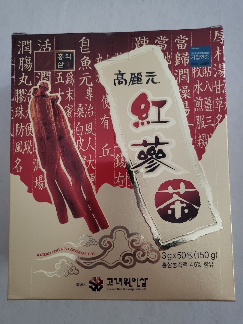 Korean one red ginseng tea, Food & Drinks, Beverages on Carousell
