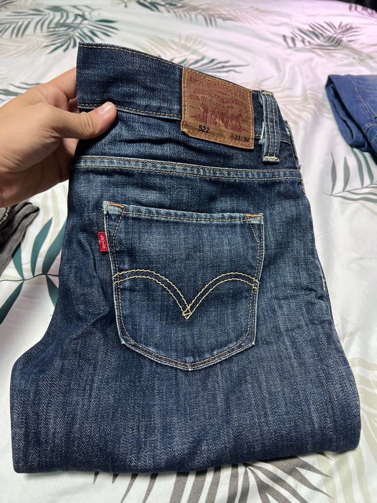 Levi Jeans 522, Men's Fashion, Bottoms, Jeans on Carousell