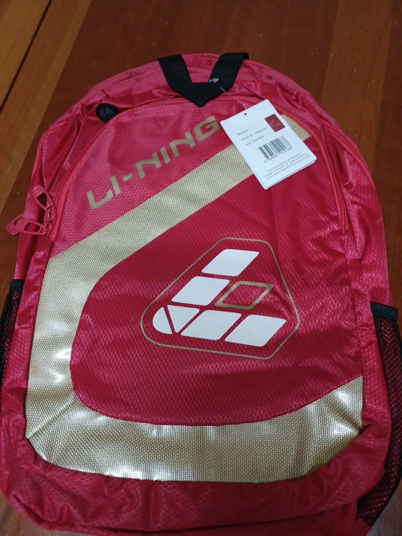 Li-Ning Backpack, Women's Fashion, Bags & Wallets, Backpacks on Carousell