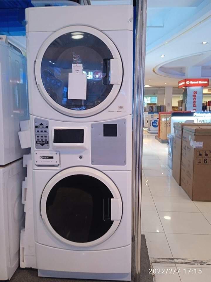 MAYTAG STACKABLE WASHER DRYER MLG22PRBKW, TV & Home Appliances, Washing ...