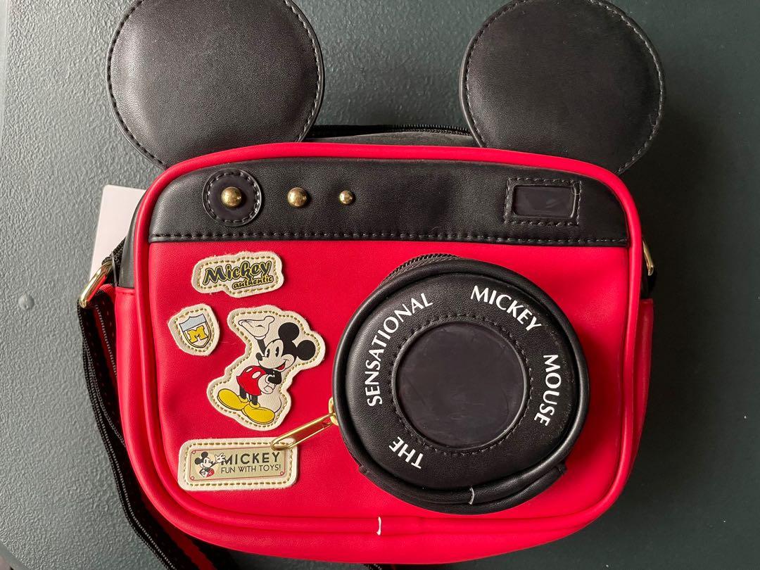 Mickey Mouse Camera Bag, Women's Fashion, Bags & Wallets, Cross-body ...