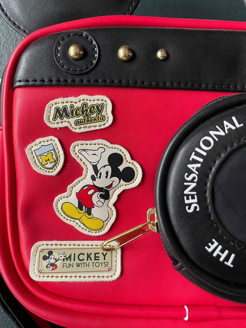 Mickey Mouse Camera Bag, Women's Fashion, Bags & Wallets, Cross-body ...