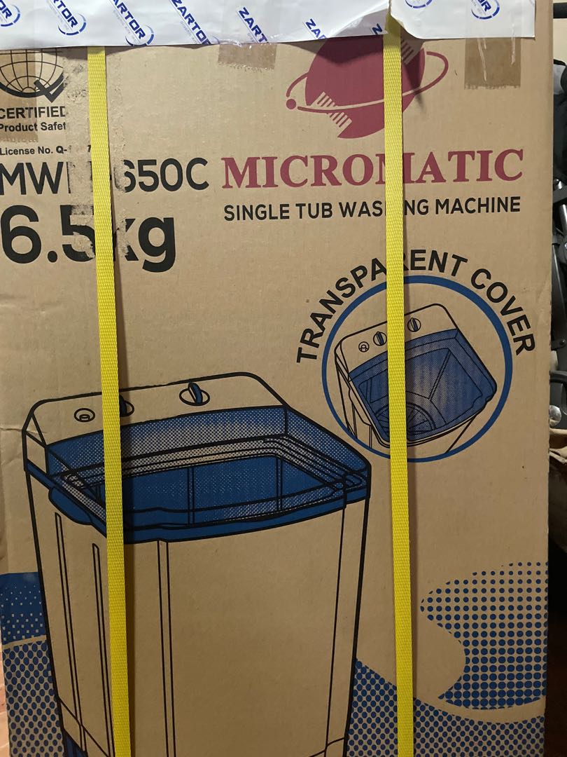 Micromatic single tub washing machine, TV & Home Appliances, Other Home ...