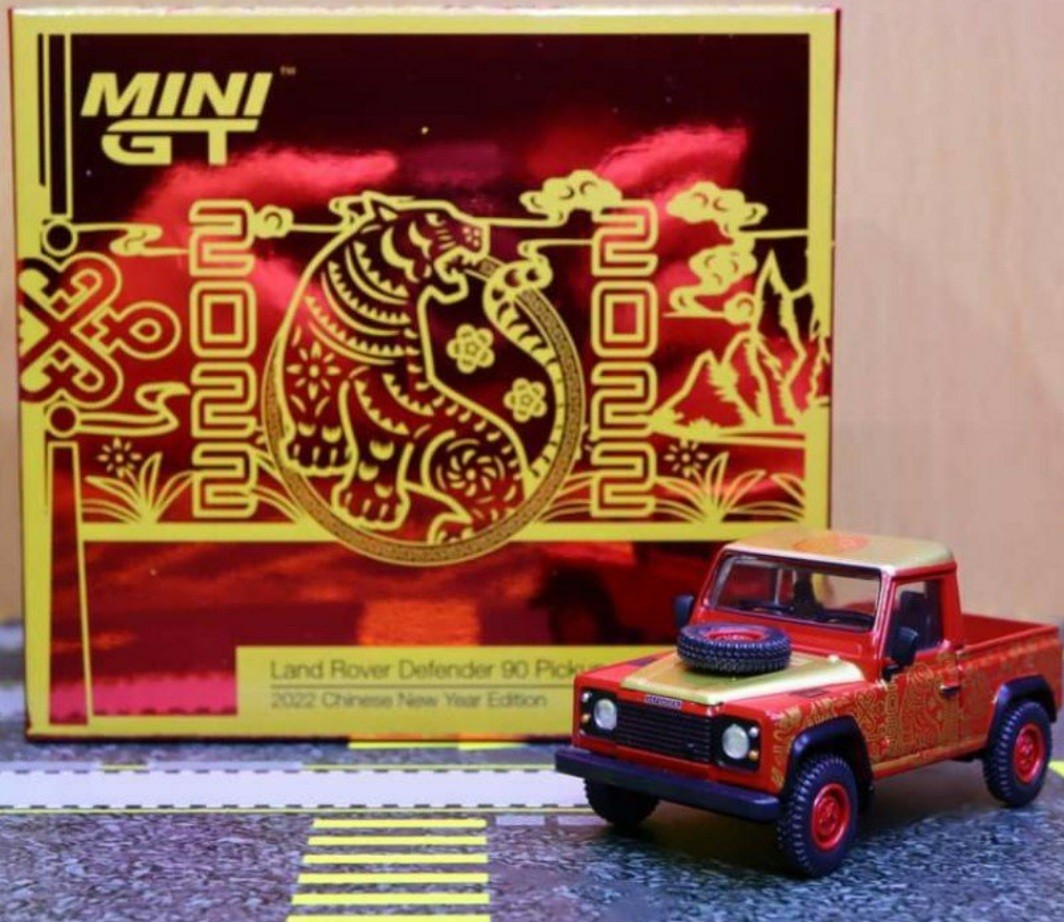 SALE! Mini GT 1:64 Land Rover Defender 90 Pickup 2022 Chinese New Year ...
