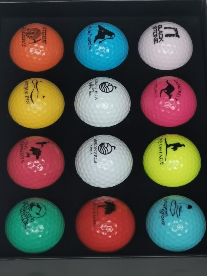 Rare color Golf Ball Collection, Sports Equipment, Sports & Games, Golf ...
