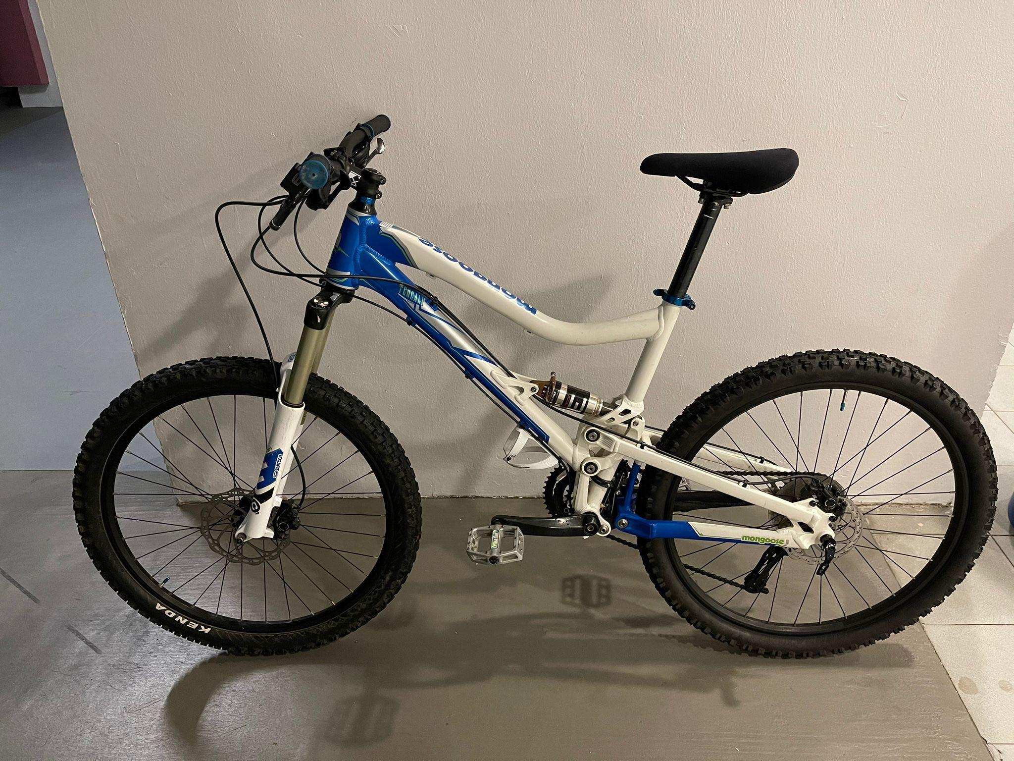 Mongoose Teocali Comp -Full Suspension Mountain Bike, Sports Equipment ...