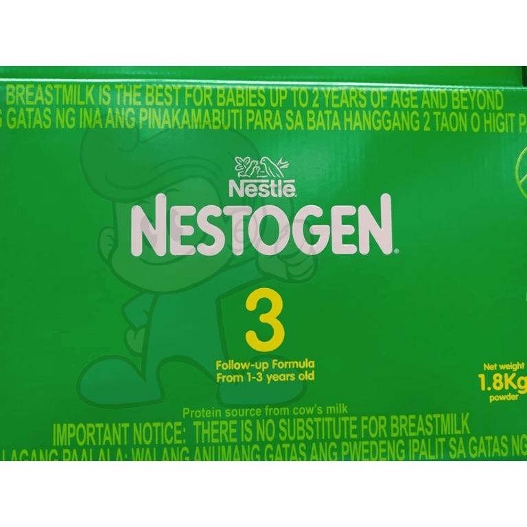 Nestle Nestogen 3 (1-3 years old) Powder Milk Drink 1.8kg, Food ...