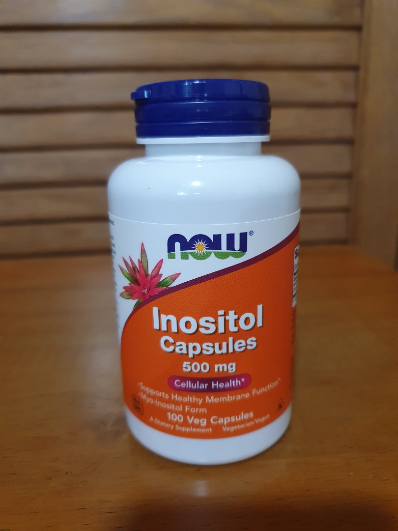 Now brand - Inositol 500mg × 100 capsules, Health & Nutrition, Health ...