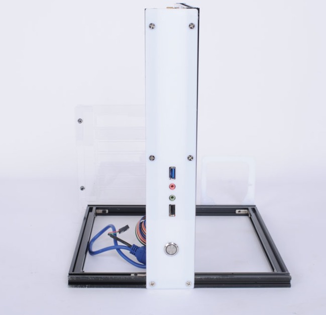 Open chassis frame All aluminum rack diy ATX MATX ITX vertical ...