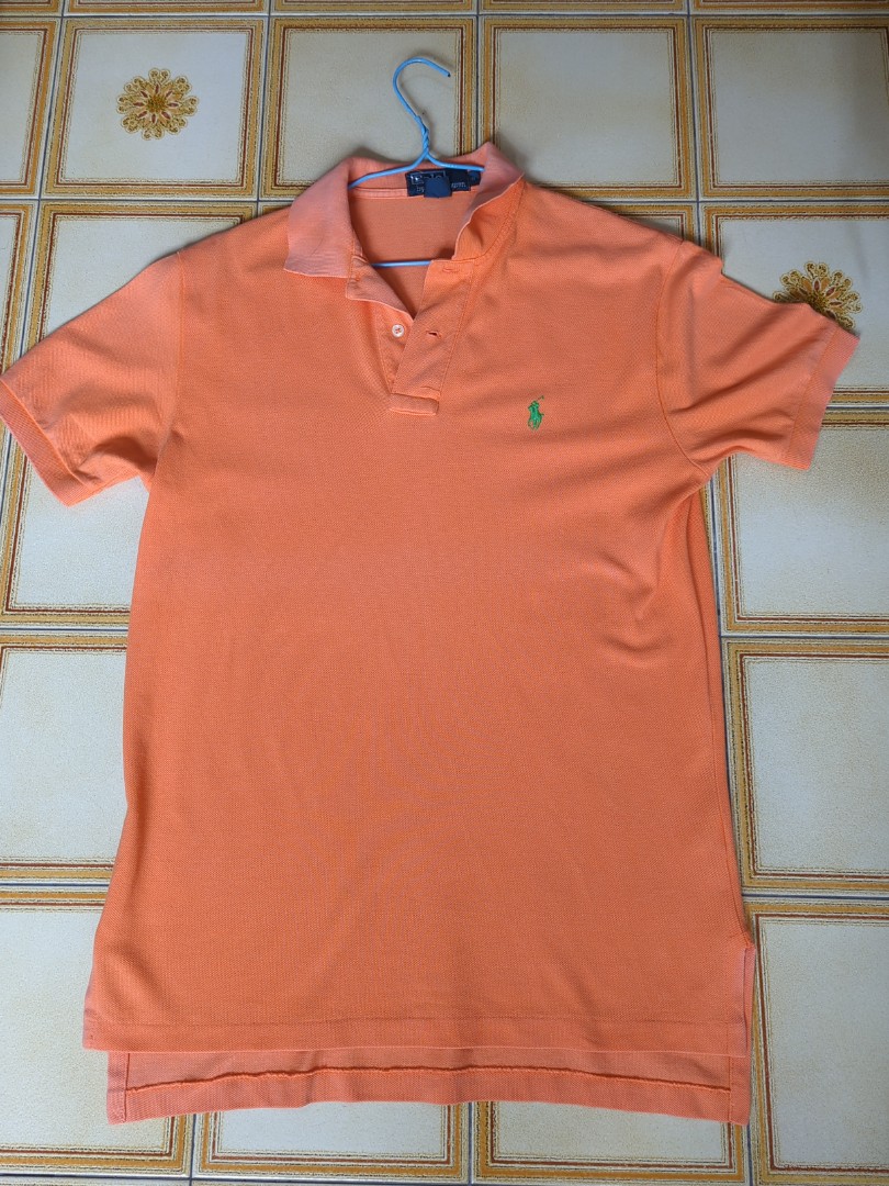 Orange Polo Ralph Lauren Polo T, Men's Fashion, Tops & Sets, Tshirts ...