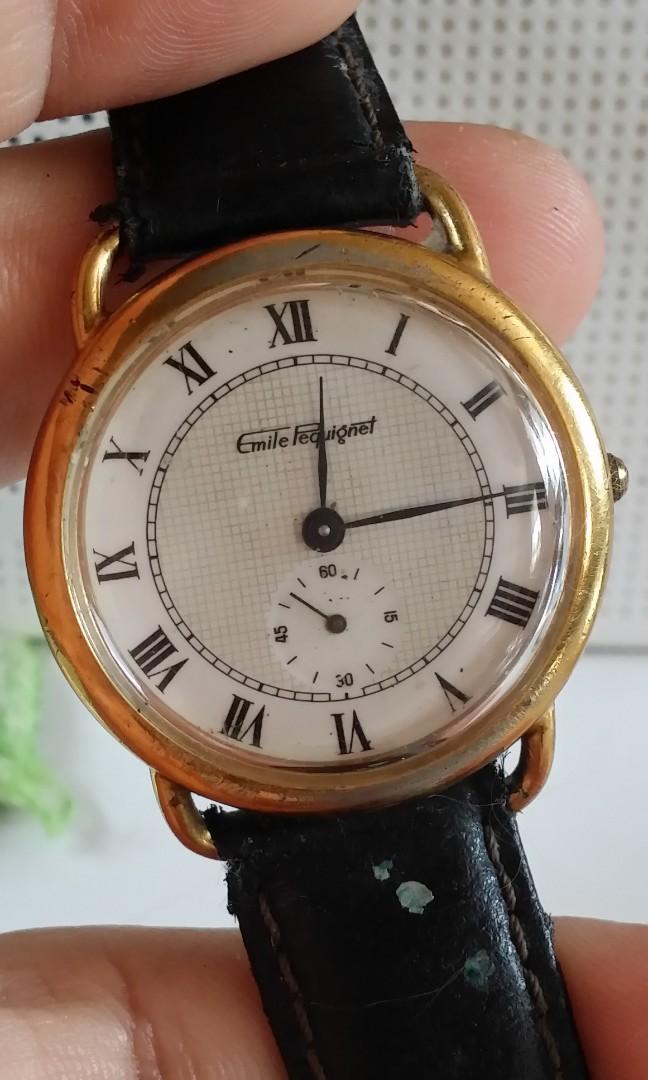 Original Emile Pequinet watch france, Luxury, Watches on Carousell