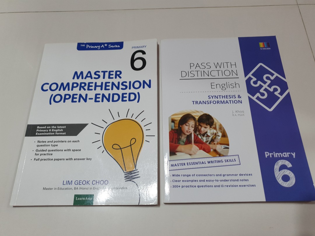 P6 - English Compre Open-Ended and Synthesis & Transformation, Hobbies ...