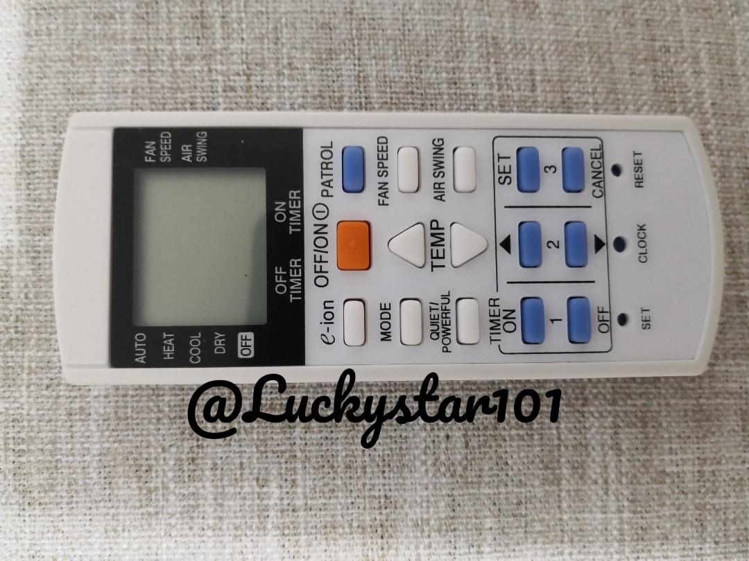 Panasonic Aircon Remote Control new Patrol, TV & Home Appliances, Air ...